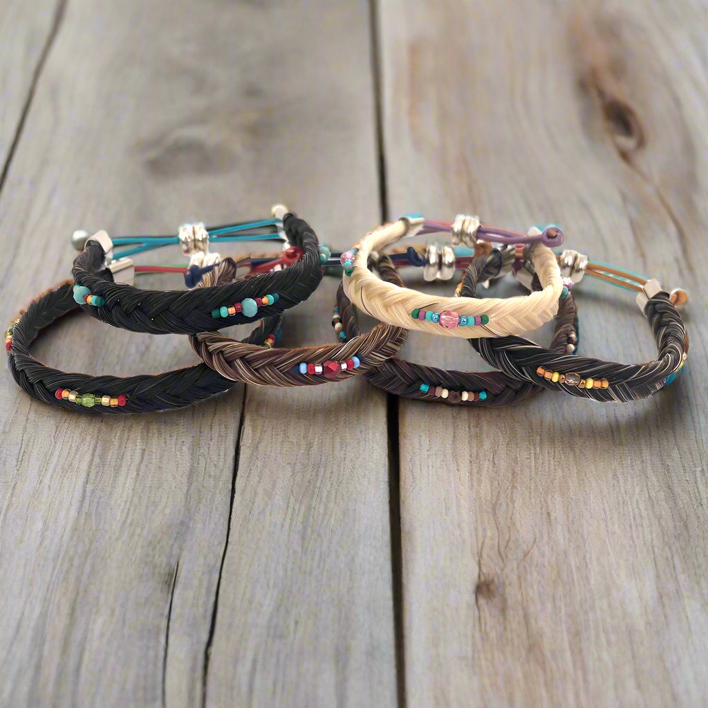 BRB-A * Americana Horse Hair Bracelet – Cowboy Collectibles Wholesale